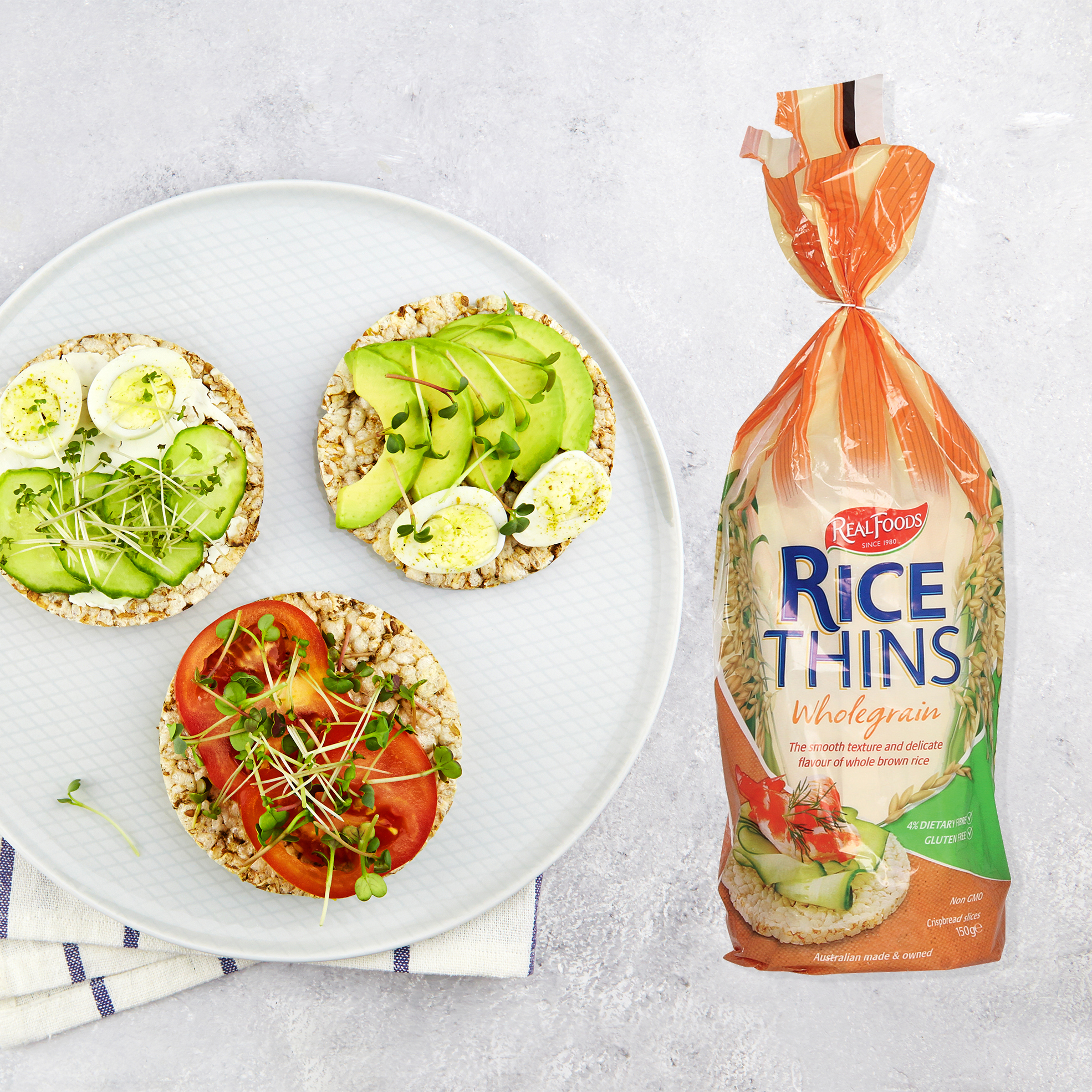 25% off on Real Foods 6x 160g Rice Thins | OneDayOnly