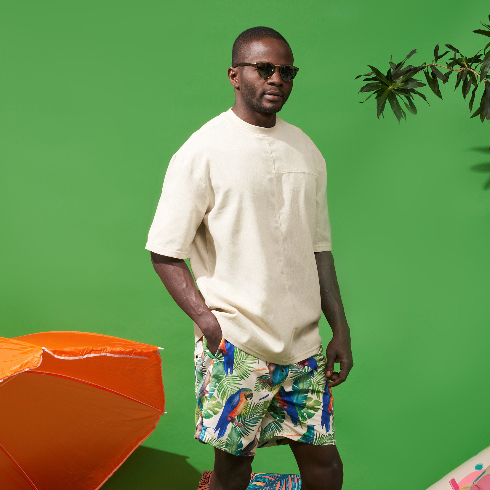 40% off on Copacabana Men's Birds Board Shorts | OneDayOnly