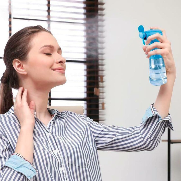 43% off on 2x Portable Water Mist Spray Fans | OneDayOnly