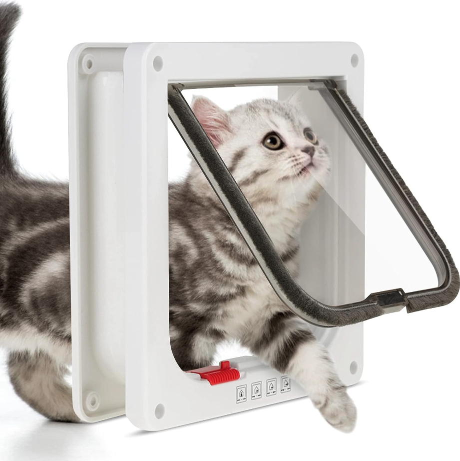 46% off on 4-Way Locking Large Cat Flap | OneDayOnly