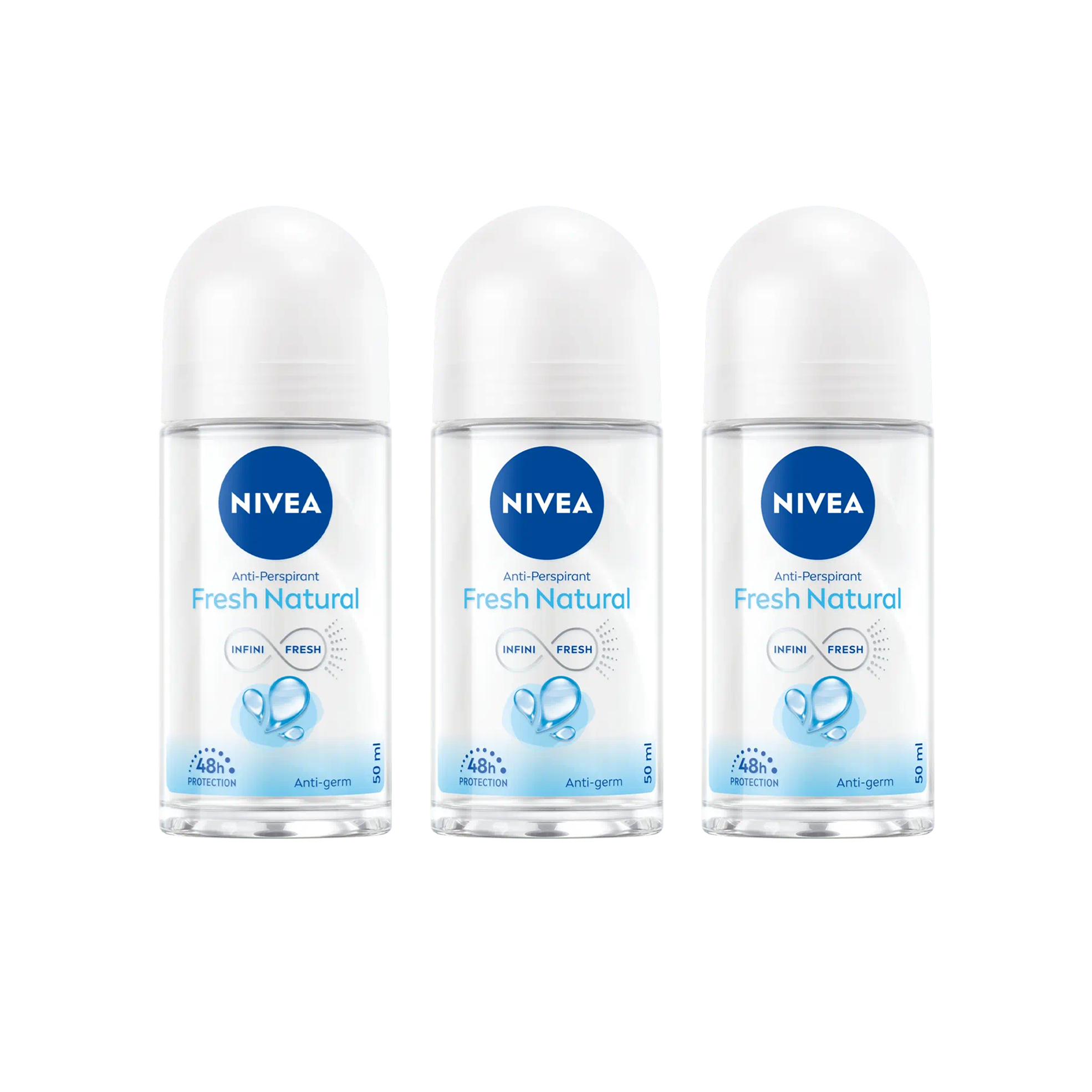 21% off on NIVEA 50ml Fresh Roll Ons | OneDayOnly