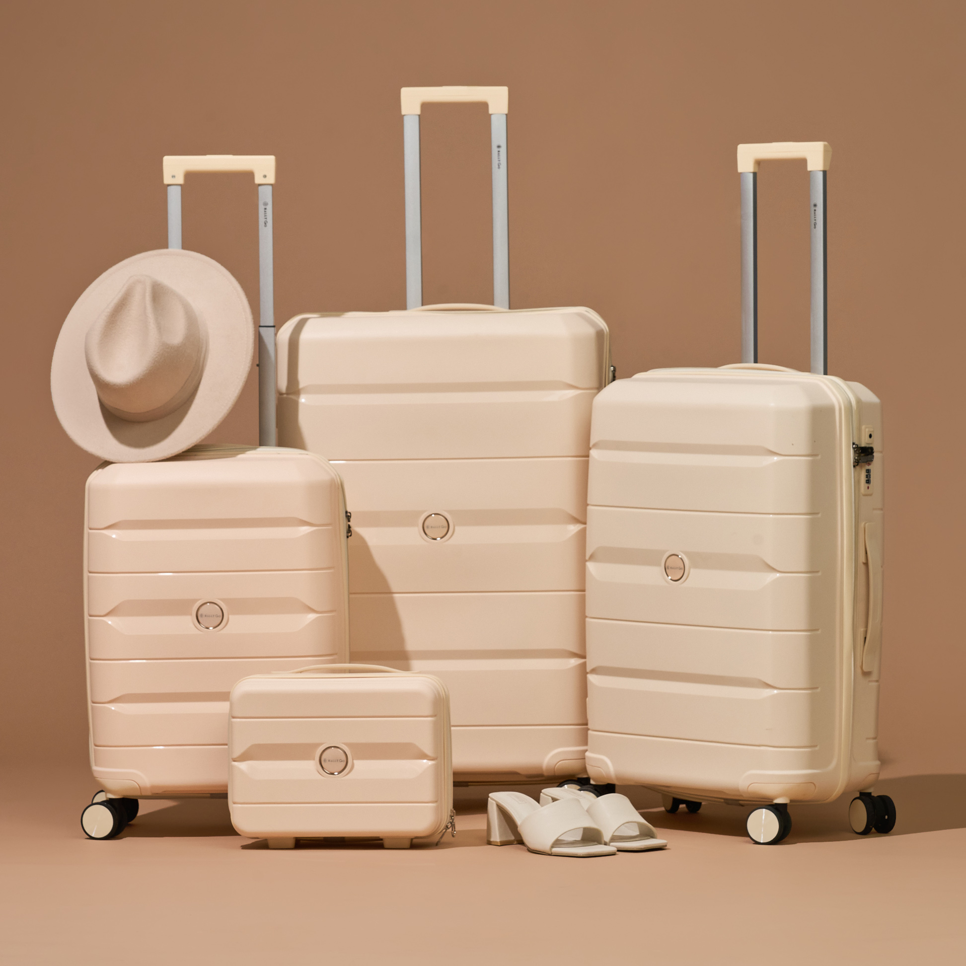 48% off on 4-Piece Expandable Luggage Set | OneDayOnly