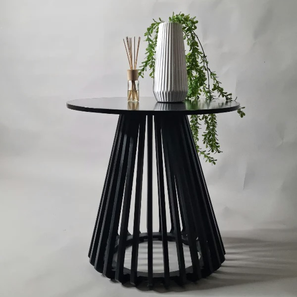 28% off on Native Decor Birch Ribbed Side Table | OneDayOnly