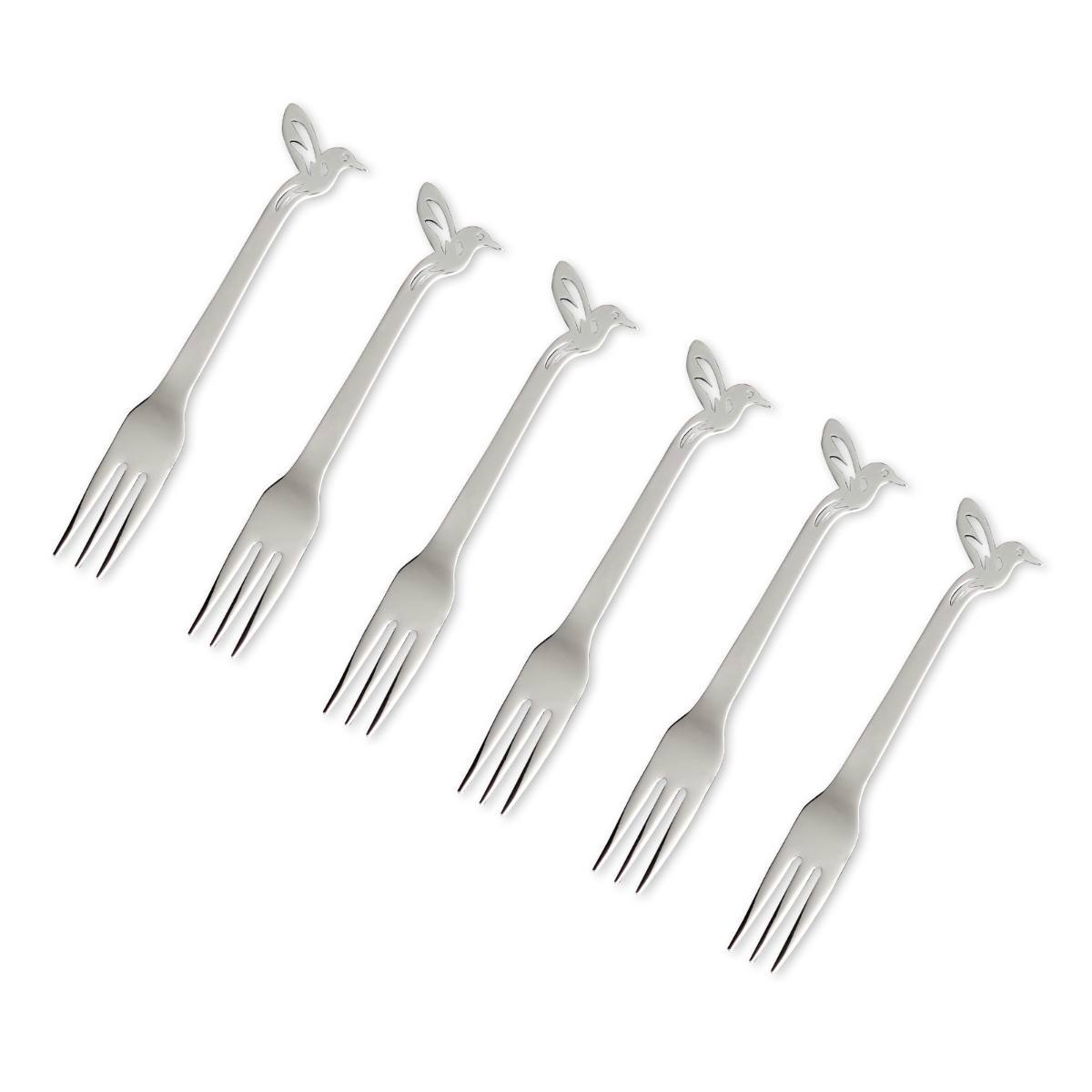 25% off on 6x Stainless Steel Cake Forks | OneDayOnly