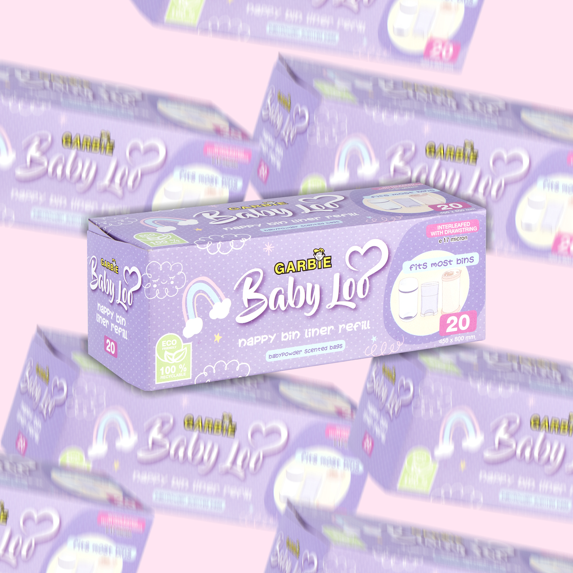 22% off on Garbie 8x 20's Nappy Bin Liners | OneDayOnly