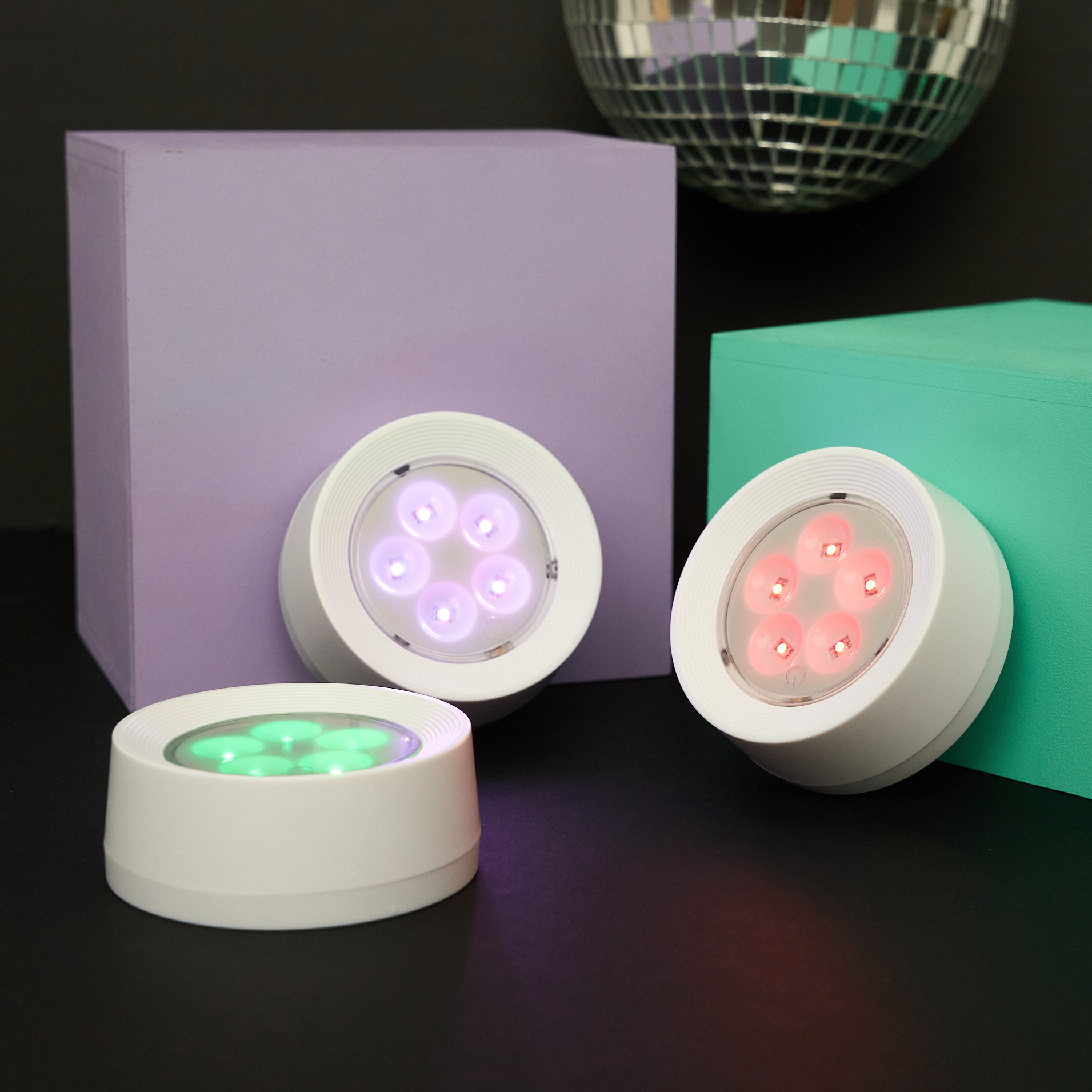 60% off on Enlighta 3x Multi-Colour LED Lights | OneDayOnly