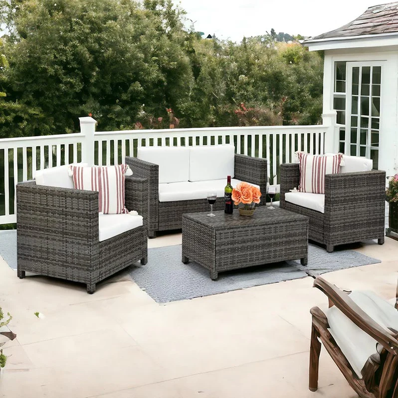 R4,000 off on Amelia 4-Piece Grey Sofa Set | OneDayOnly