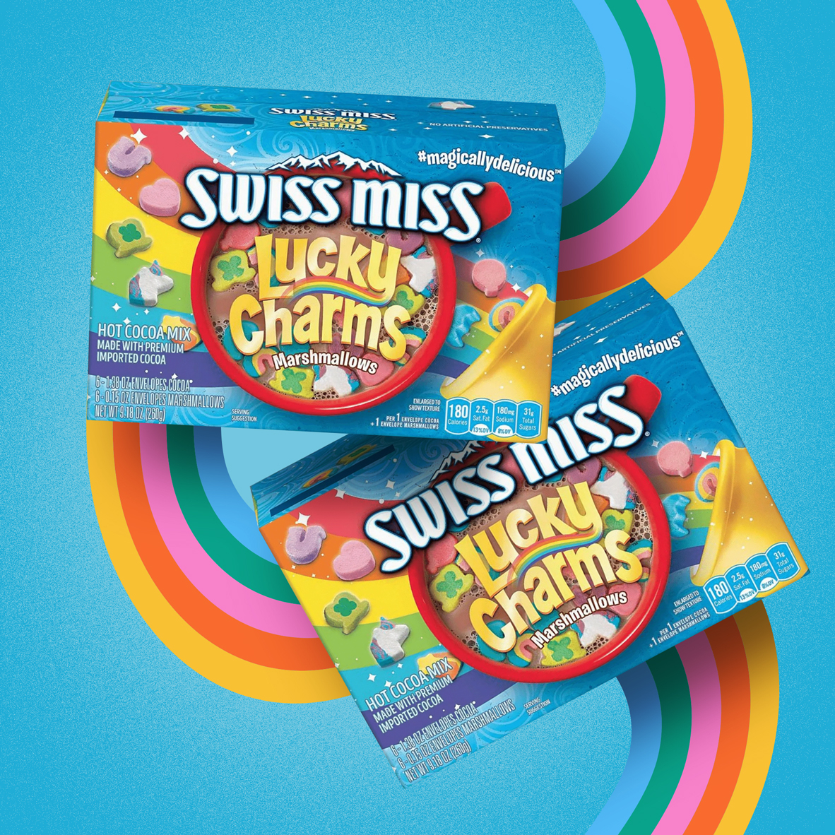 21% off on 2x 260g Lucky Charms Hot Cocoa Boxes | OneDayOnly