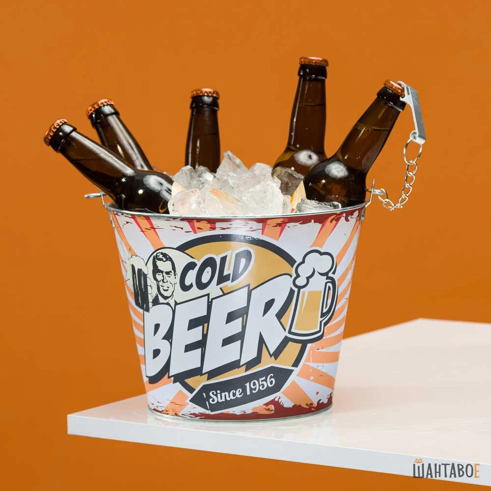 34% off on Beer Ice Bucket with Bottle Opener | OneDayOnly