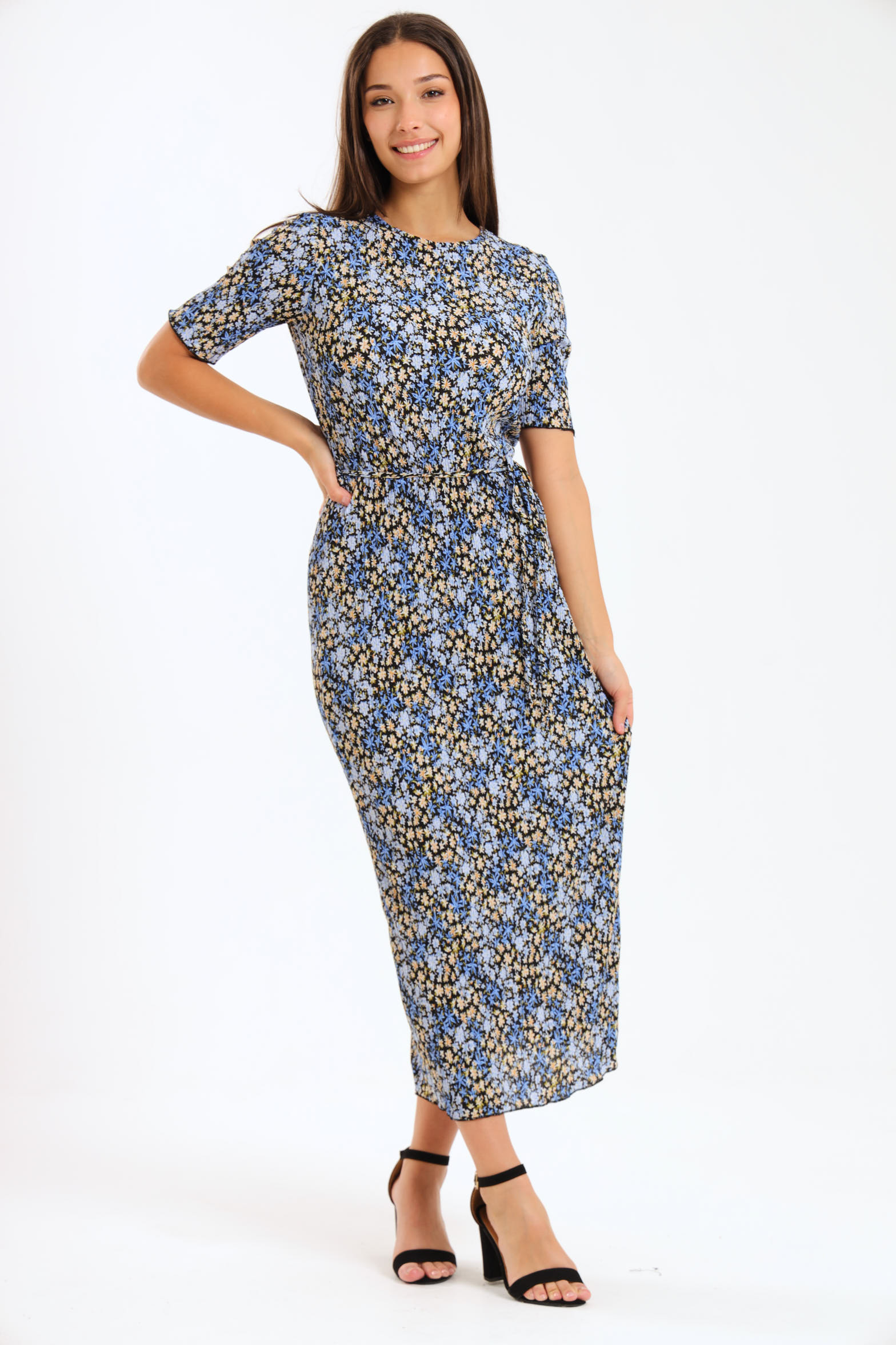 62% off on Lily Luxe Ladies Blue Bodycon Dress | OneDayOnly