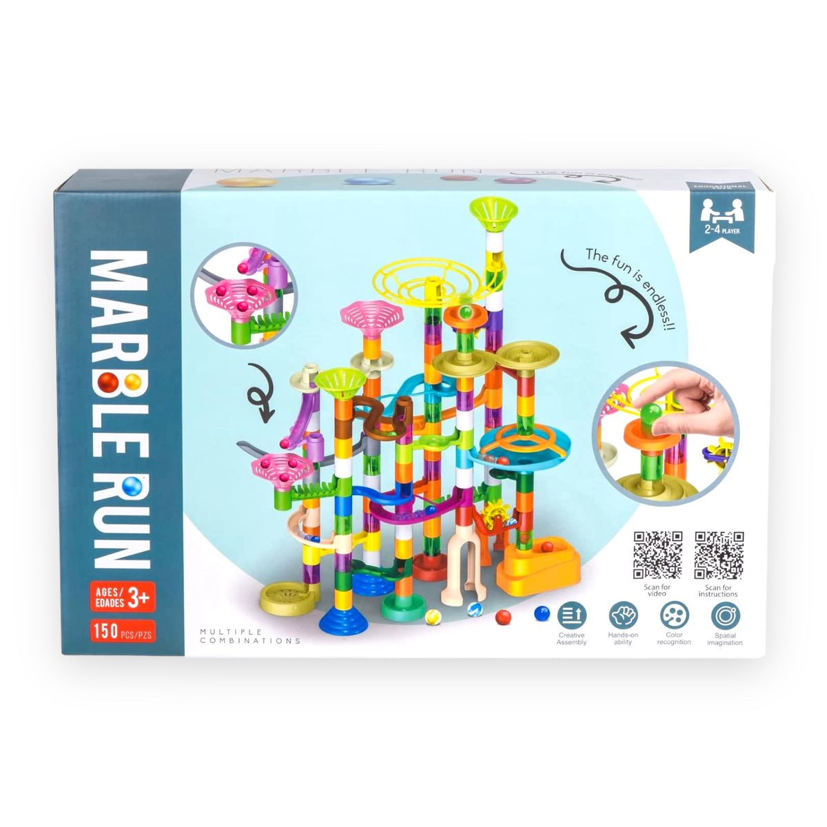 39% off on 150-Piece Drop Marble Run Track | OneDayOnly