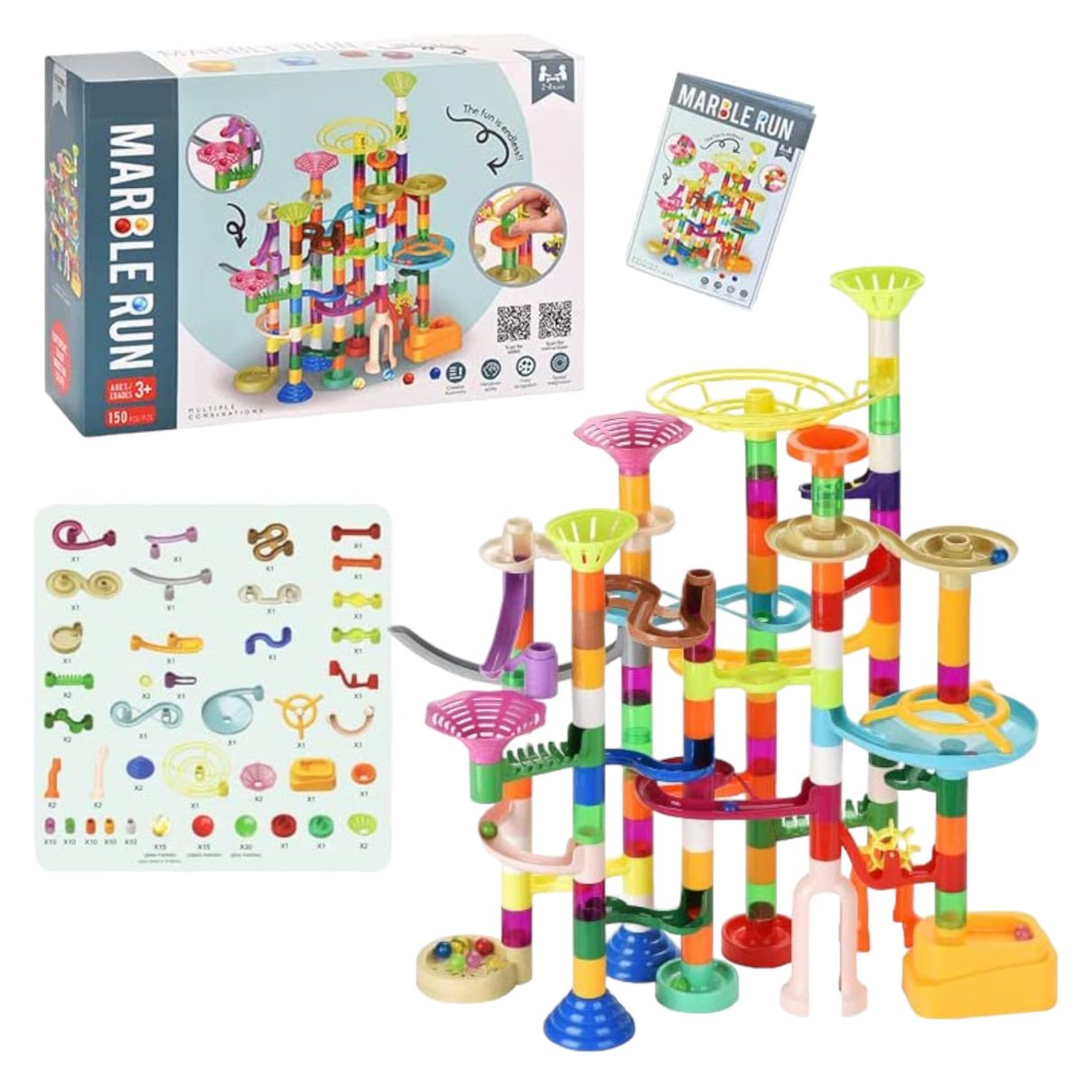 39% off on 150-Piece Drop Marble Run Track | OneDayOnly