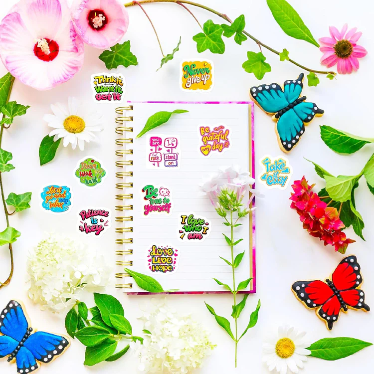 51% off on 500-Piece Spread Positivity Stickers | OneDayOnly