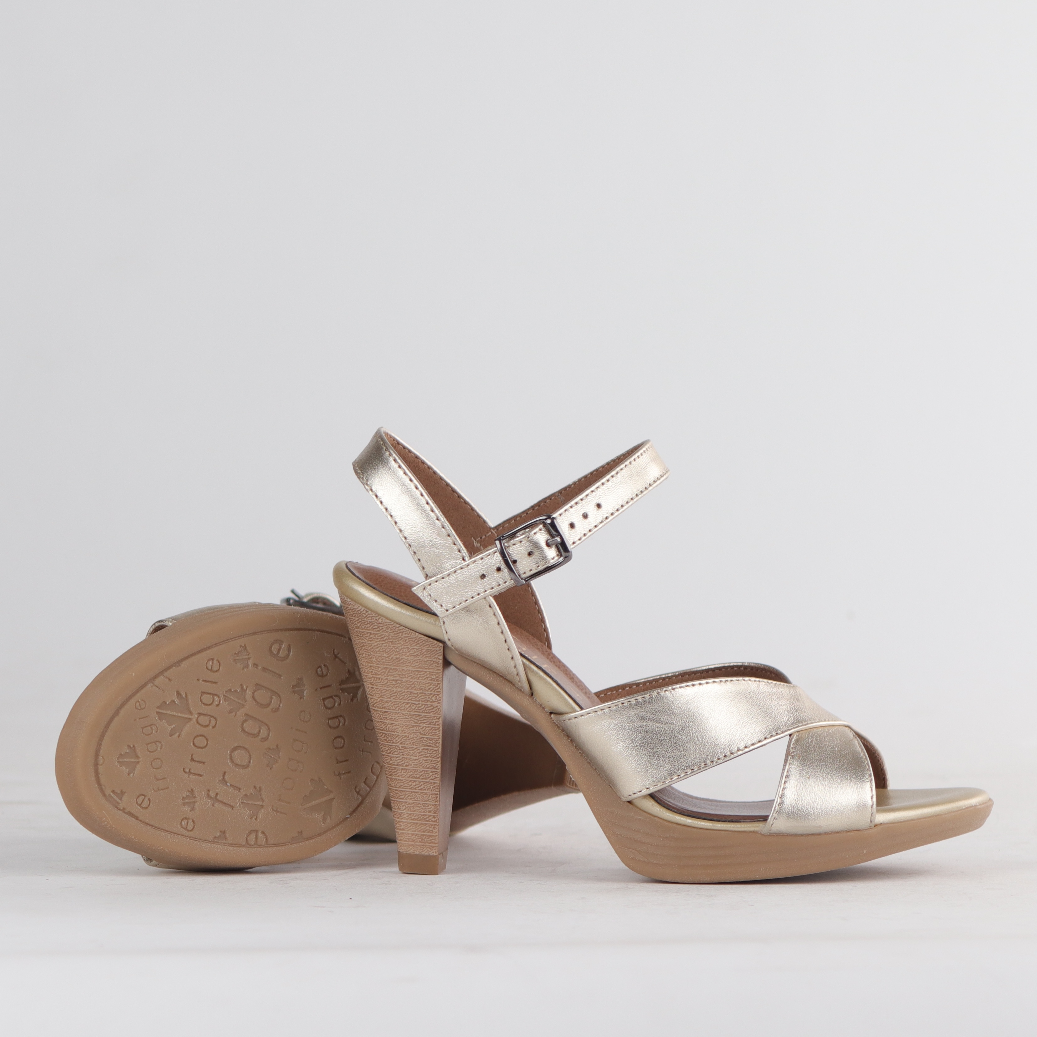 R200 off on Ladies Front Strap Platform Heels | OneDayOnly
