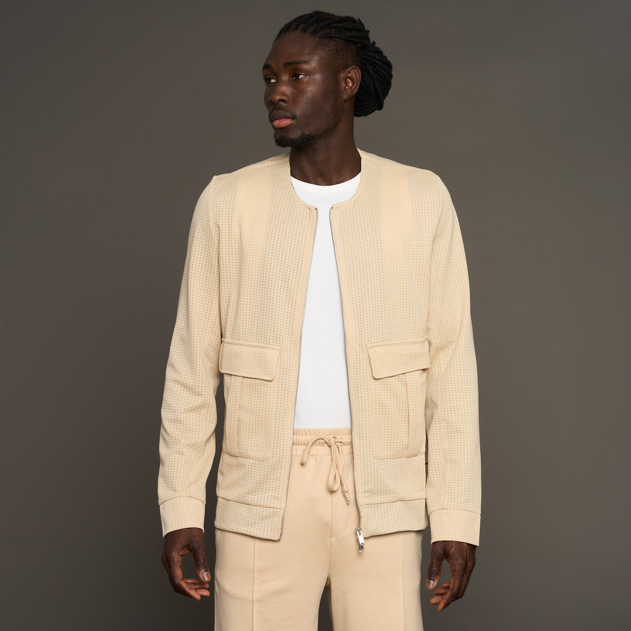 84% off on Men's Stone Clark Zip Through Jacket | OneDayOnly