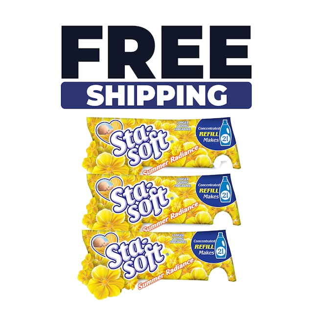 Sta-Soft 3x 500ml Fabric Conditioner Refills | OneDayOnly