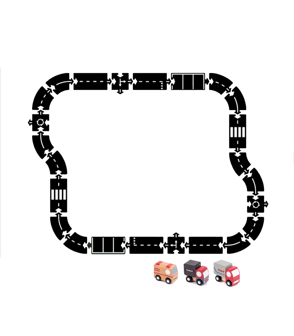 50% off on 24-Piece Car Track Toy Set | OneDayOnly