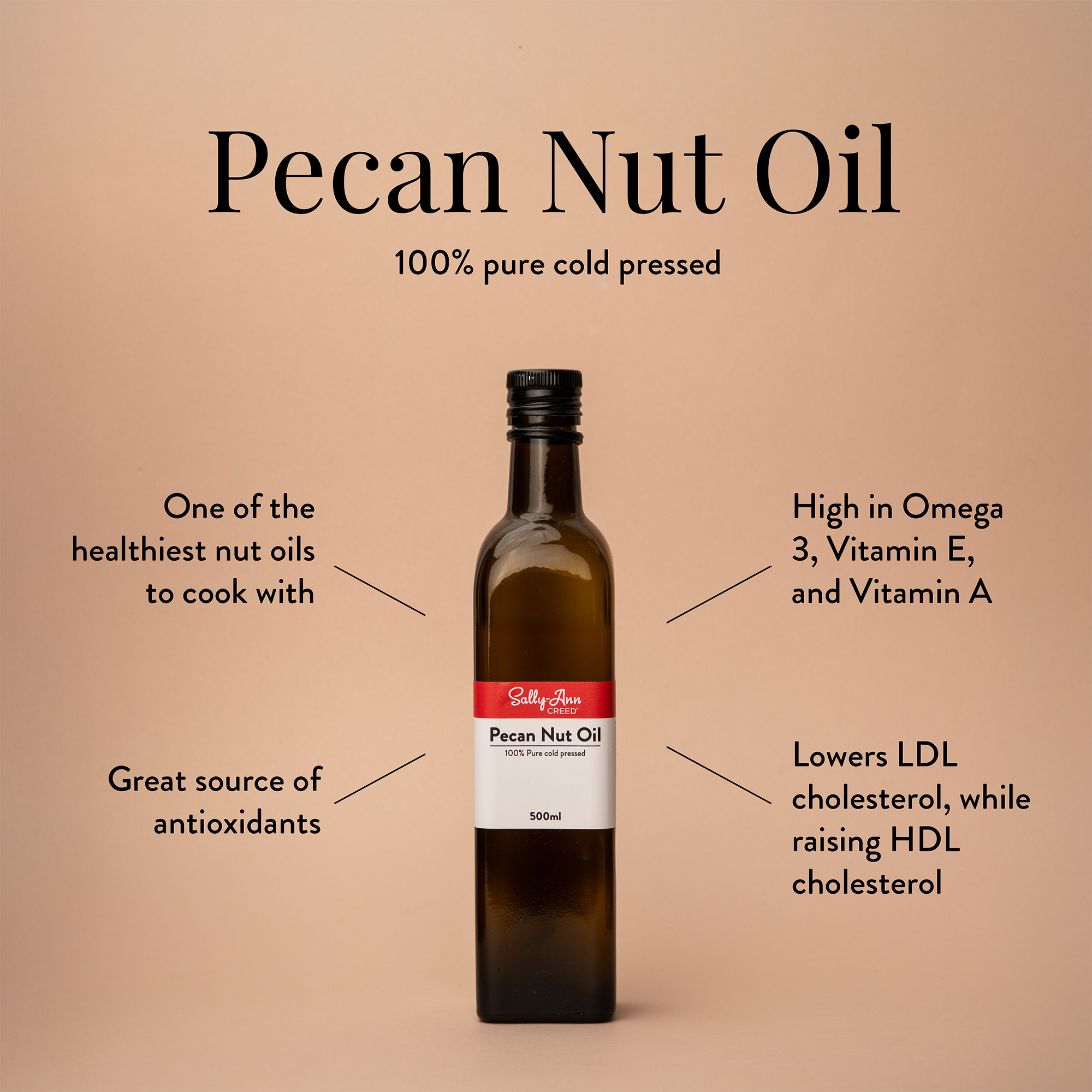 27% off on 2x 500ml Pecan Nut Oils | OneDayOnly