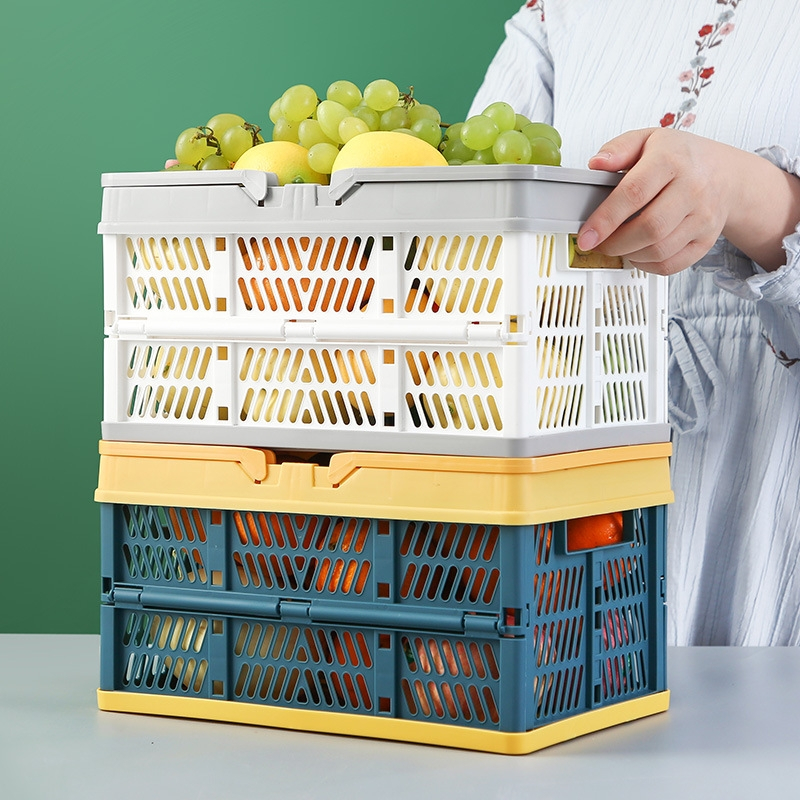 50% off on 2x Folding Baskets with Handles | OneDayOnly