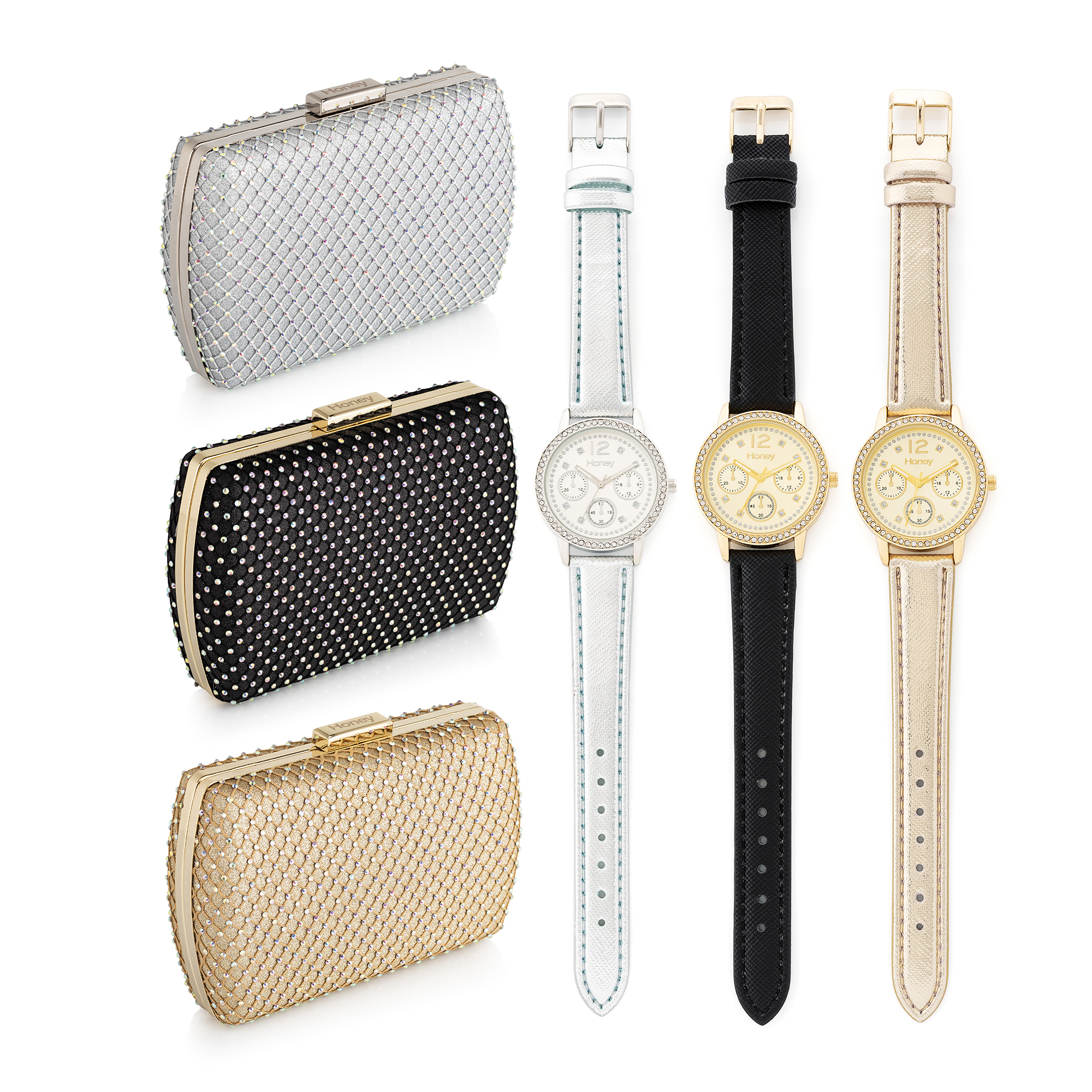 37% off on Ladies Glitzy Clutch Bag & Watch Set | OneDayOnly
