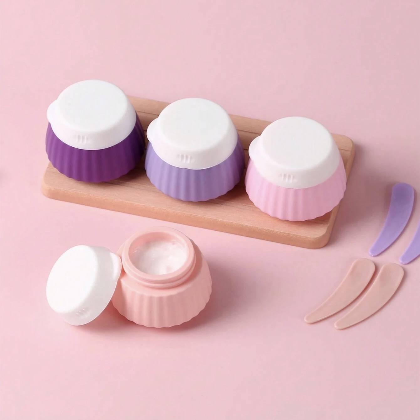 45% off on 9-Piece Silicone Jar Set with Labels | OneDayOnly