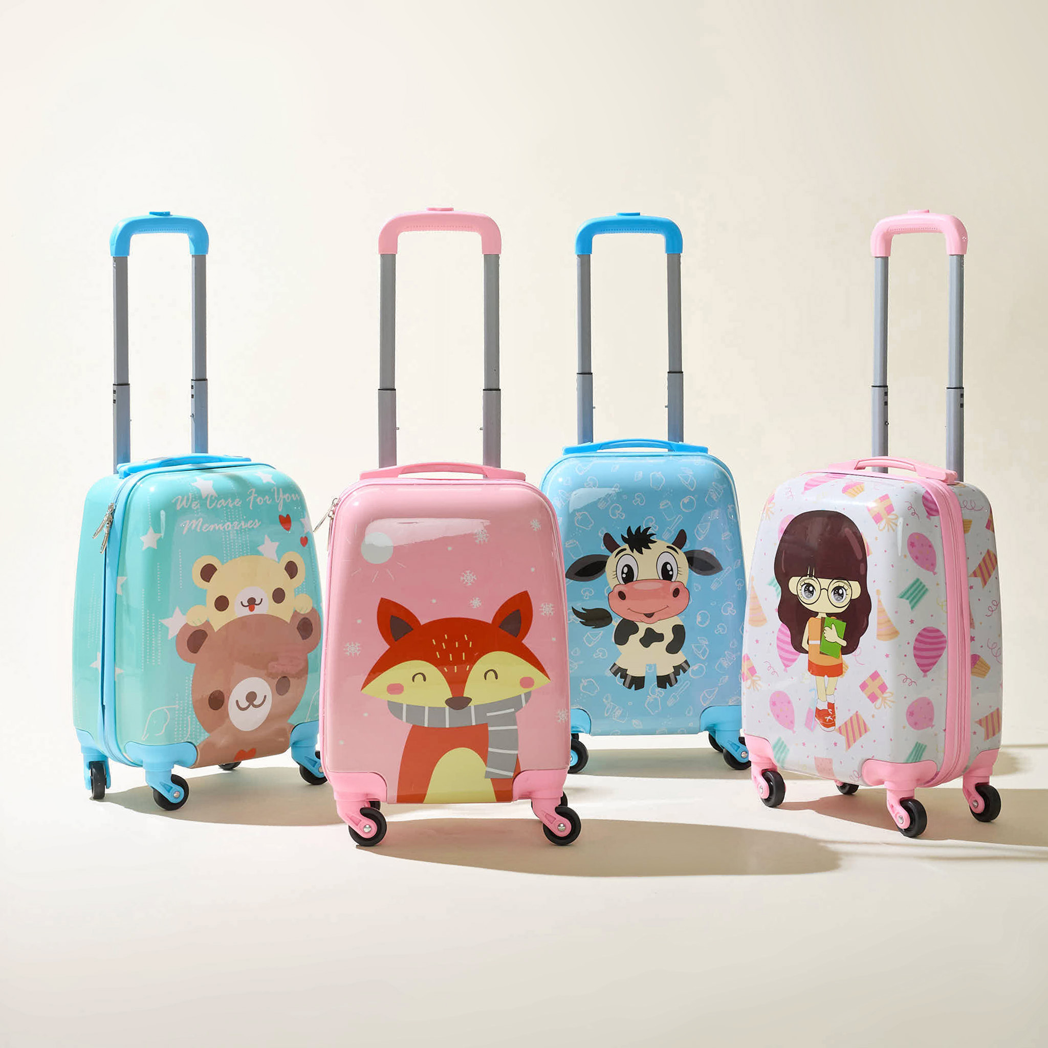 29% off on Kids 4-Wheel Fun-Printed Roller Bag | OneDayOnly