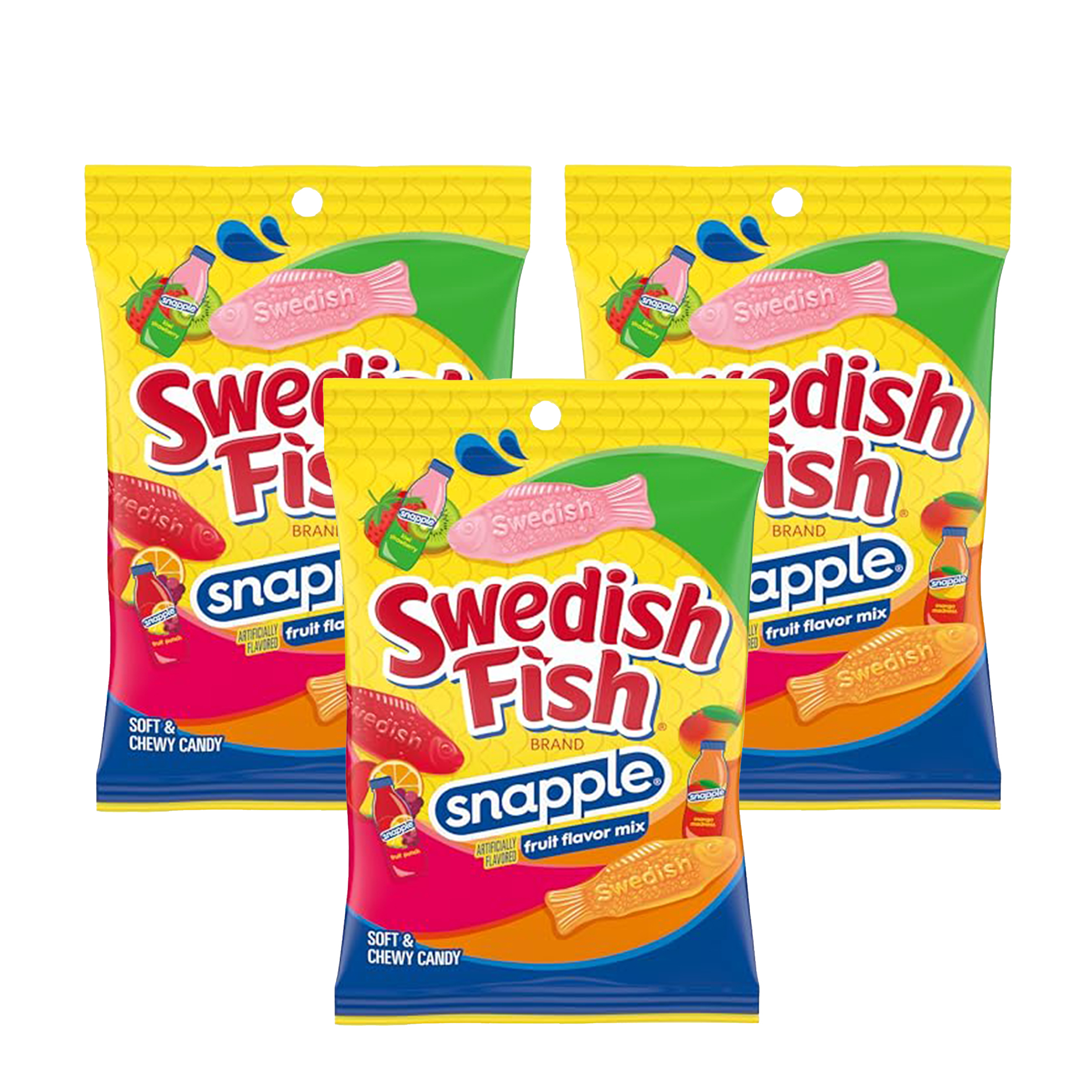 24% off on 3x 102g Snapple Fruit Soft Candies | OneDayOnly