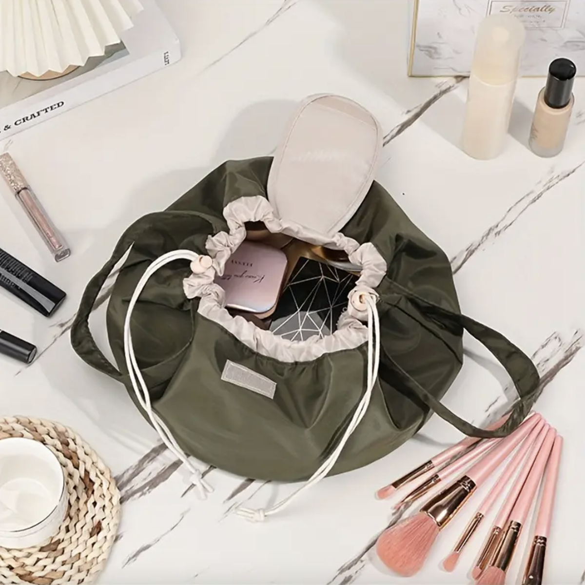 38% off on Large Drawstring Cosmetic Bag | OneDayOnly