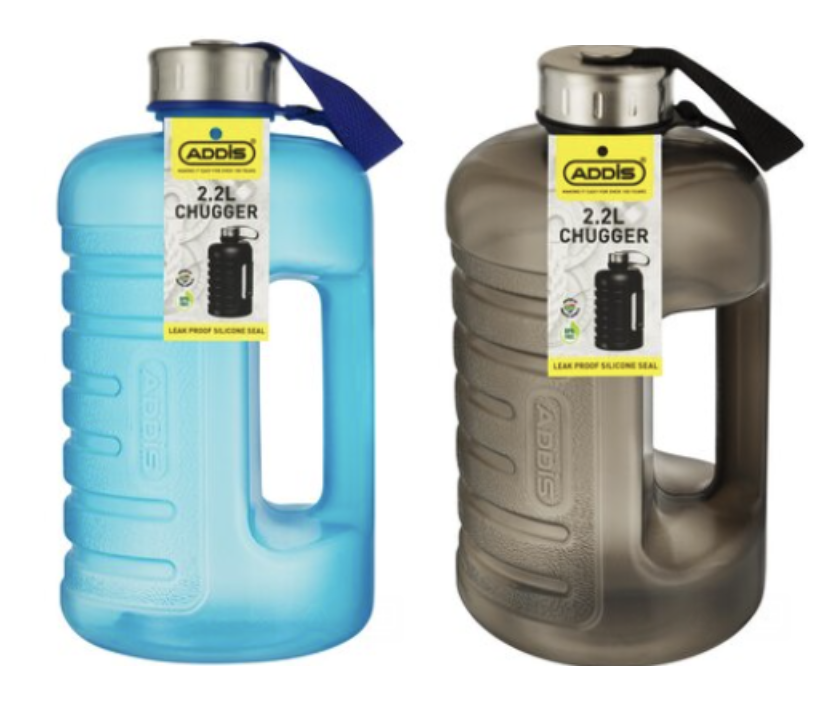 30% off on ADDIS 4x 2.2L Chugger Water Bottles | OneDayOnly
