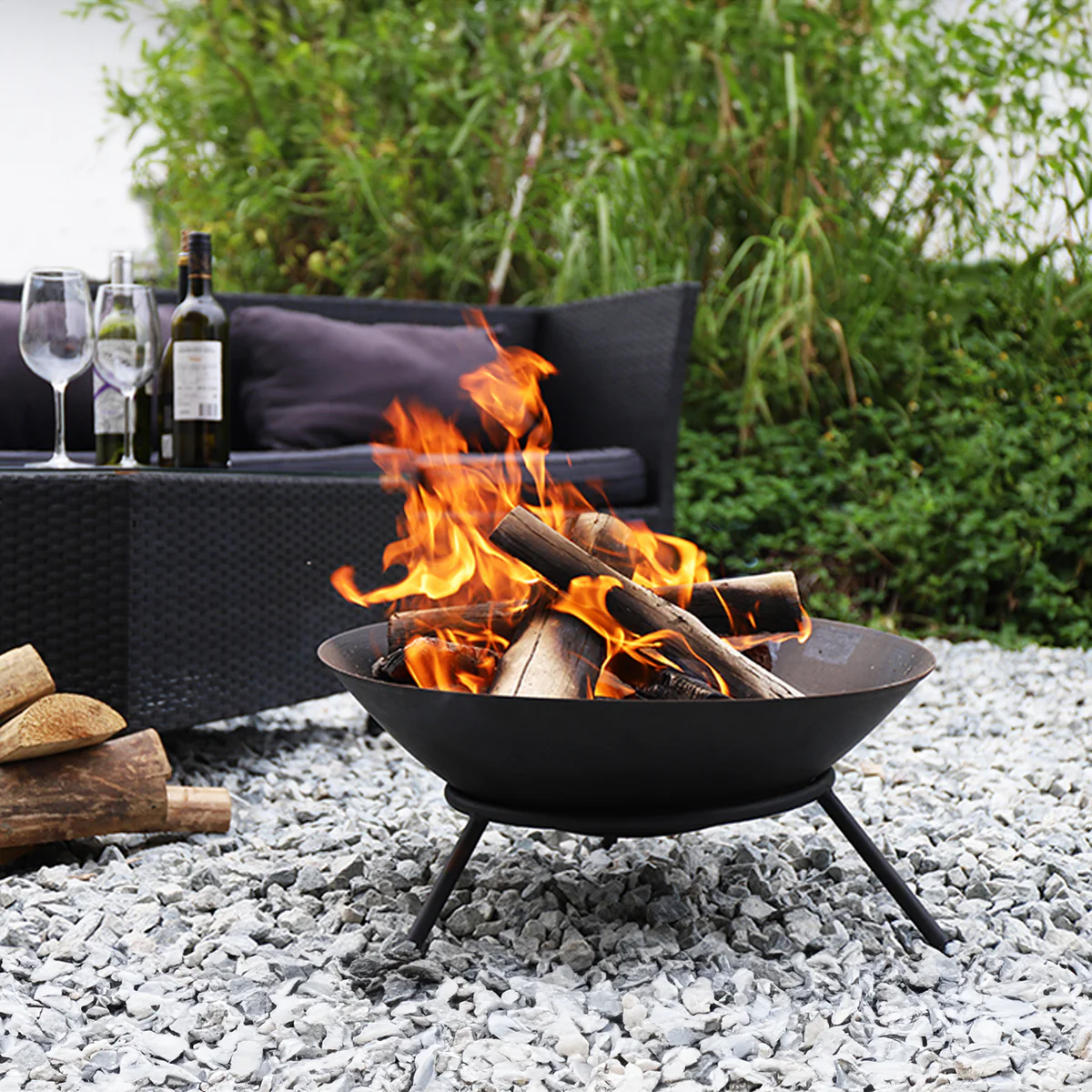 24% off on Self-Standing Charcoal Fire Pit | OneDayOnly