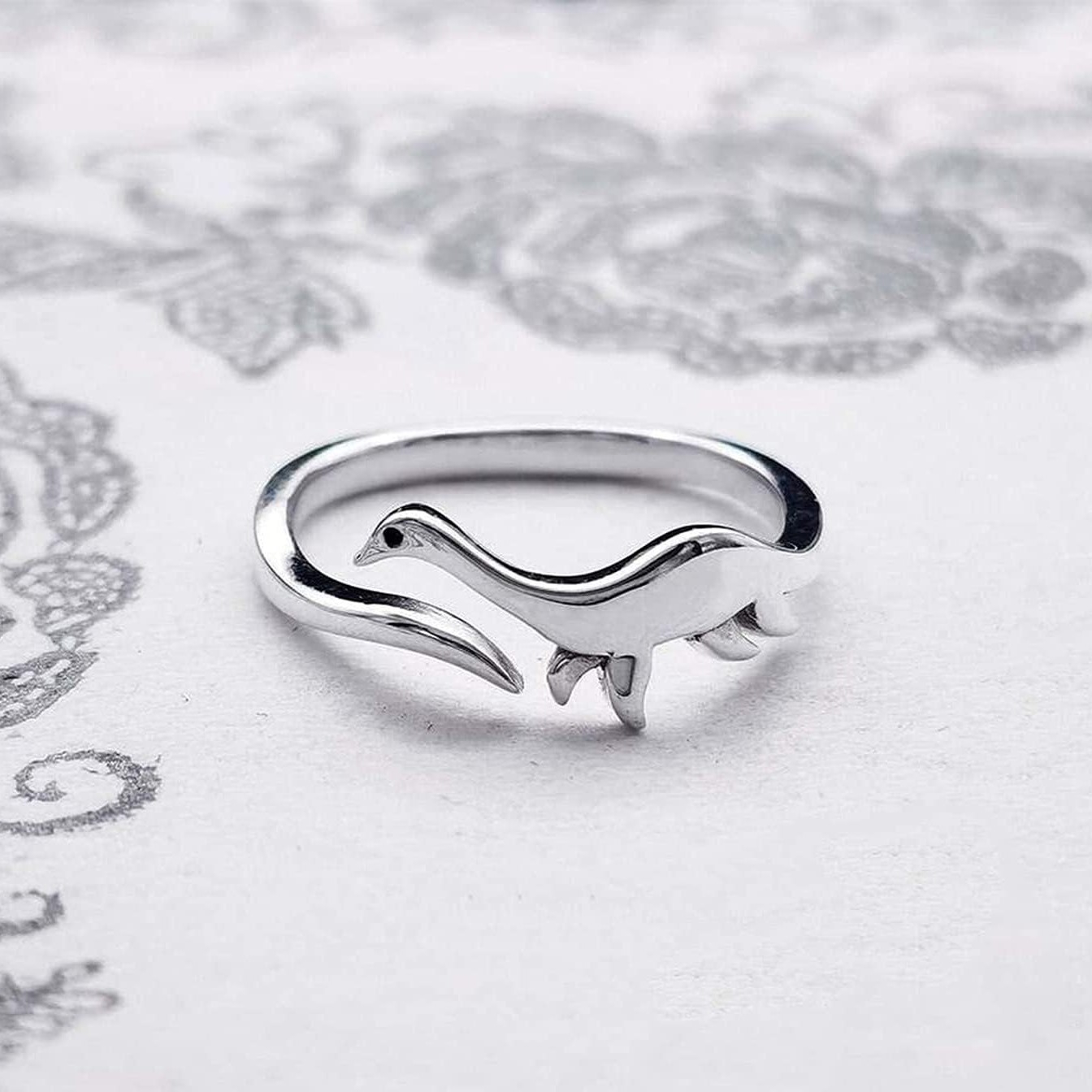 34% off on Sterling Silver Dinosaur Ring | OneDayOnly