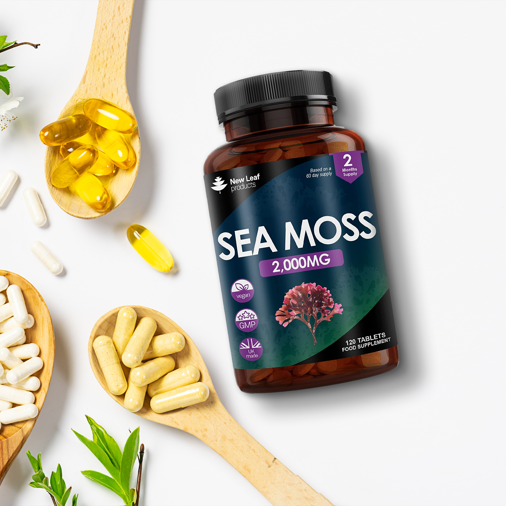 25% off on Sea Moss Tablets (120's) | OneDayOnly