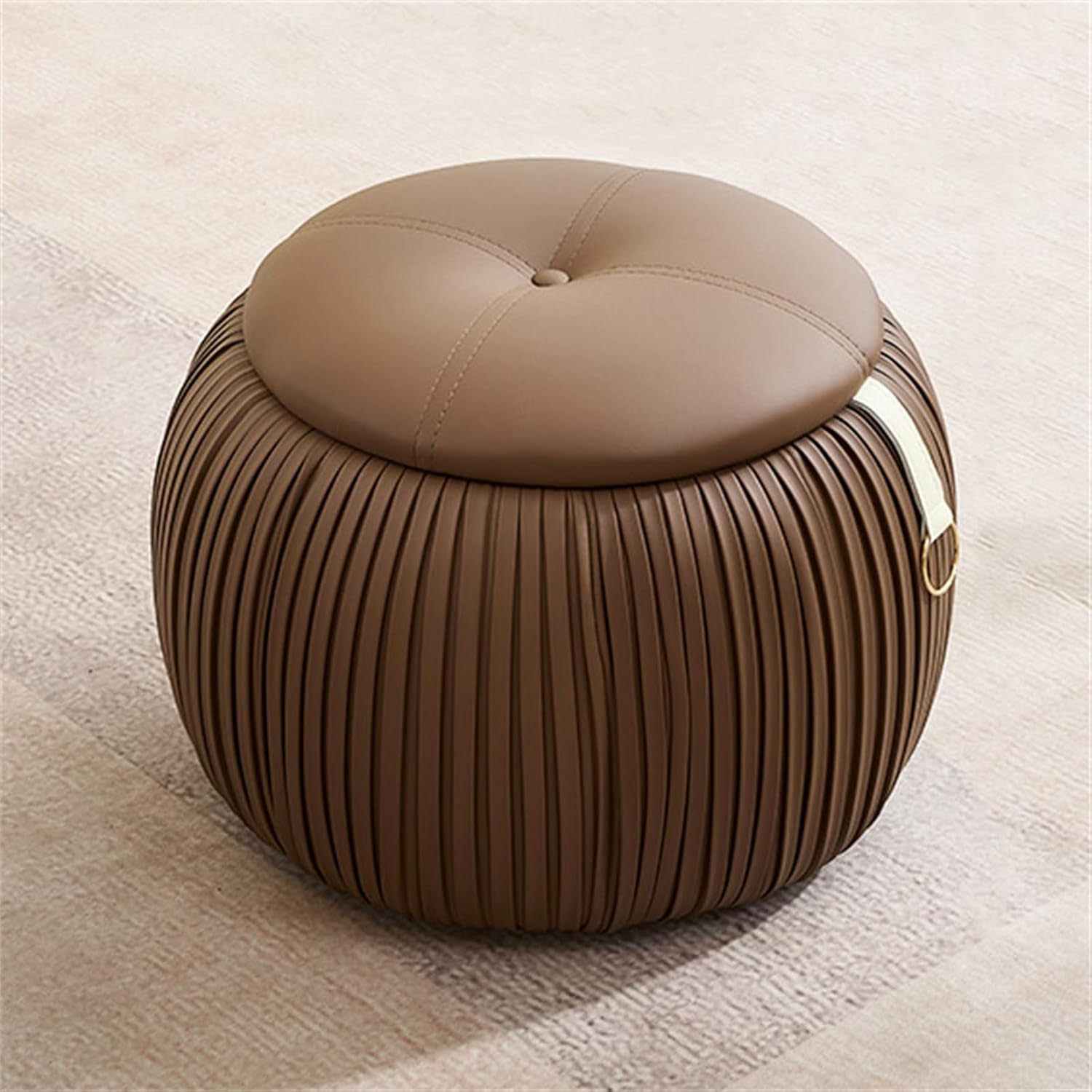 49% off on Boho Upholstered Storage Ottoman | OneDayOnly
