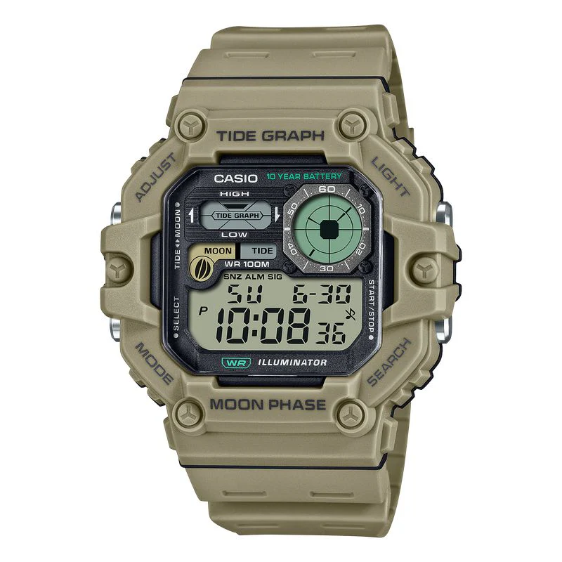 44% off on Casio Men's Digital Tide Graph Watch | OneDayOnly