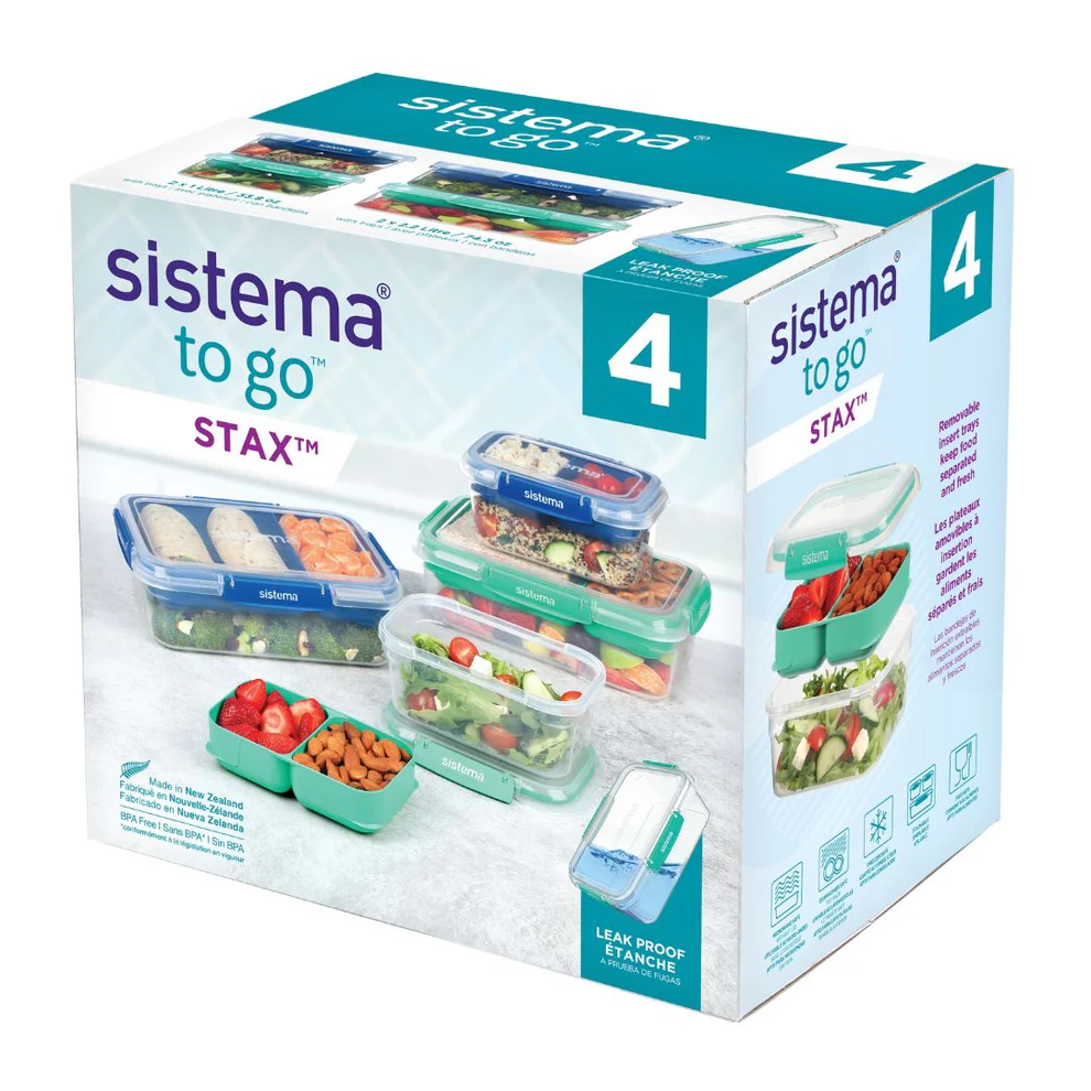 35% off on Sistema 4x Pack Stax To Go | OneDayOnly