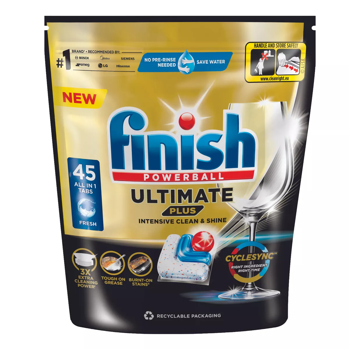 Finish 45's Ultimate Plus Dishwashing Tablets | OneDayOnly