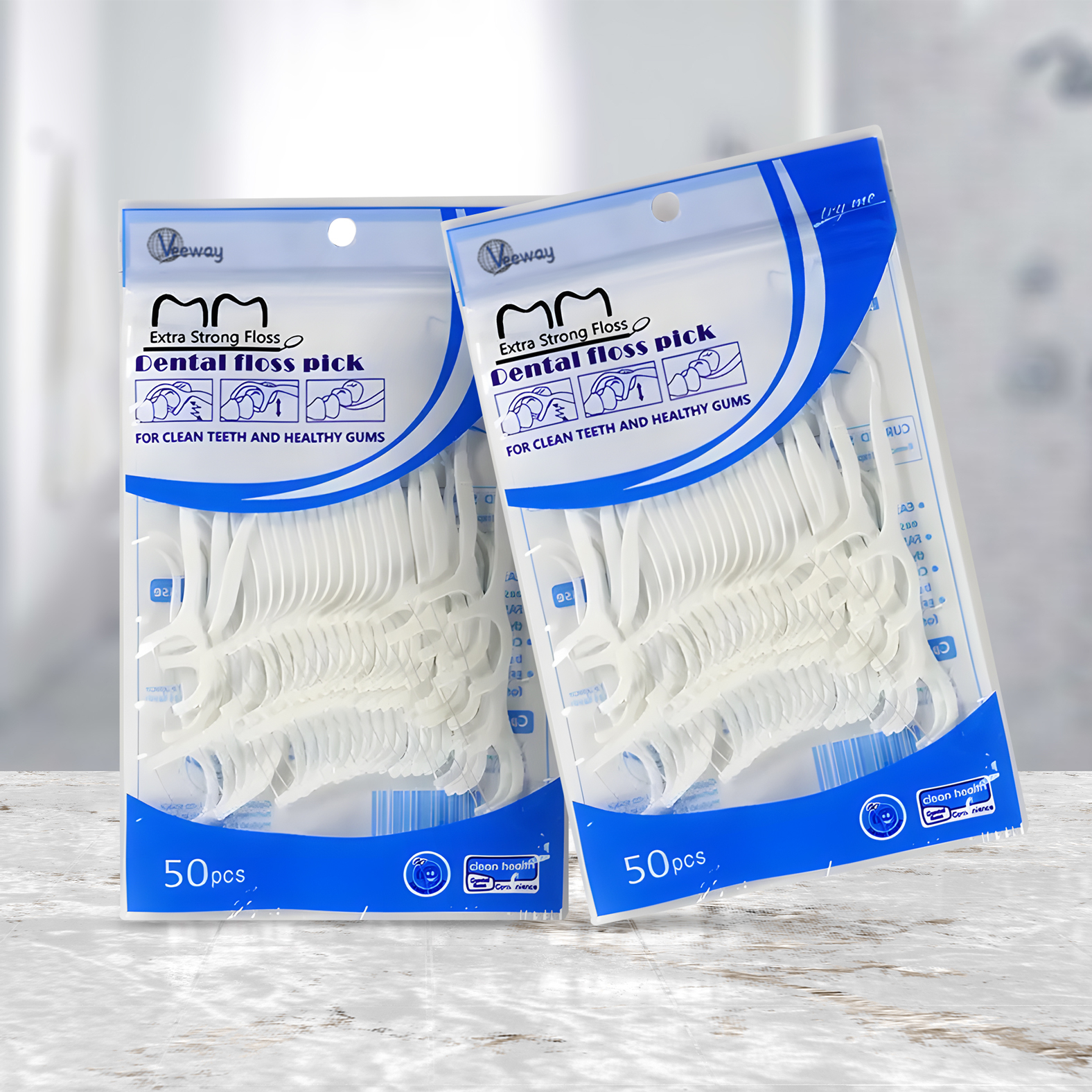 50% off on Veeway 2x 50's Dental Floss Picks | OneDayOnly