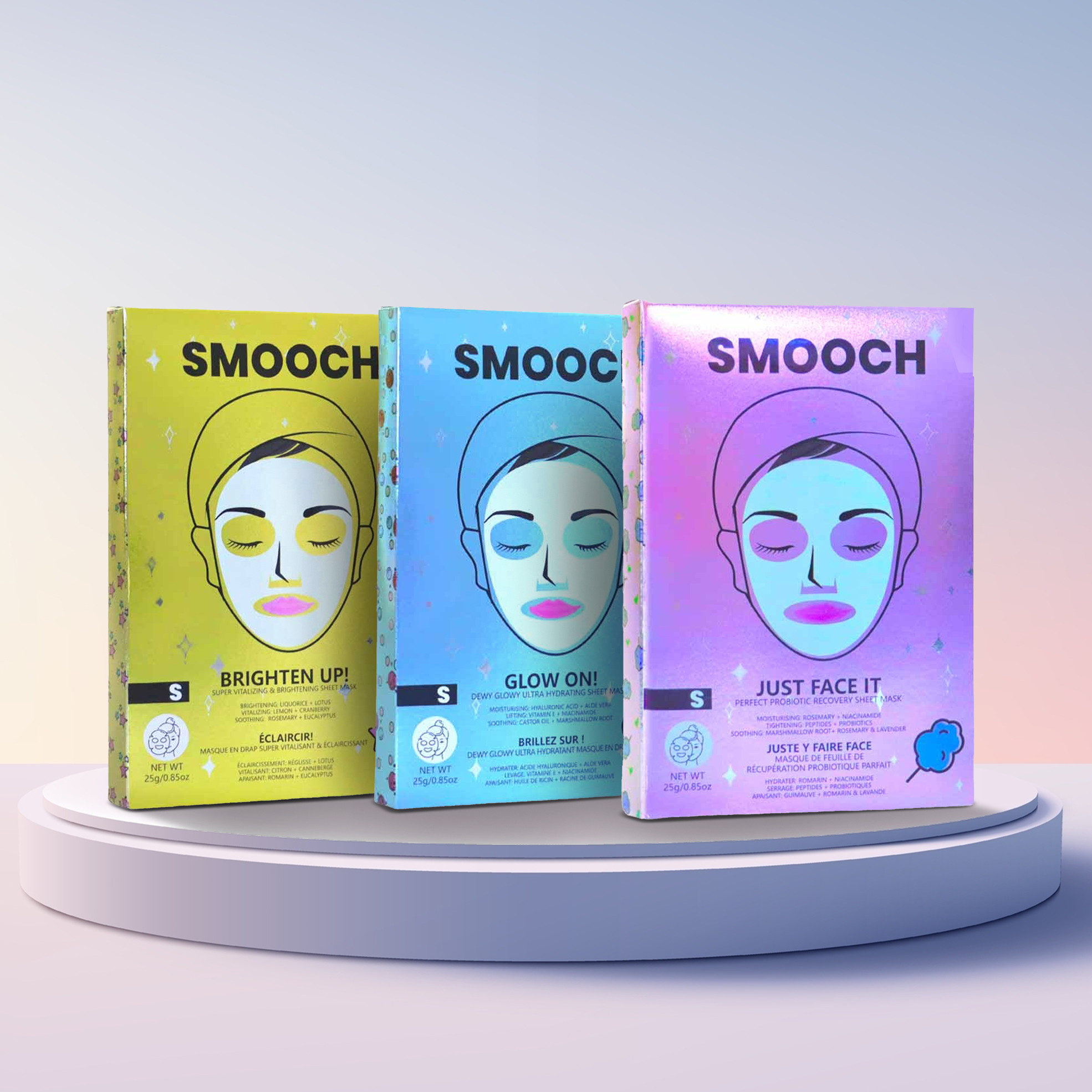34% off on SMOOCH Sheet Masks (3's) | OneDayOnly