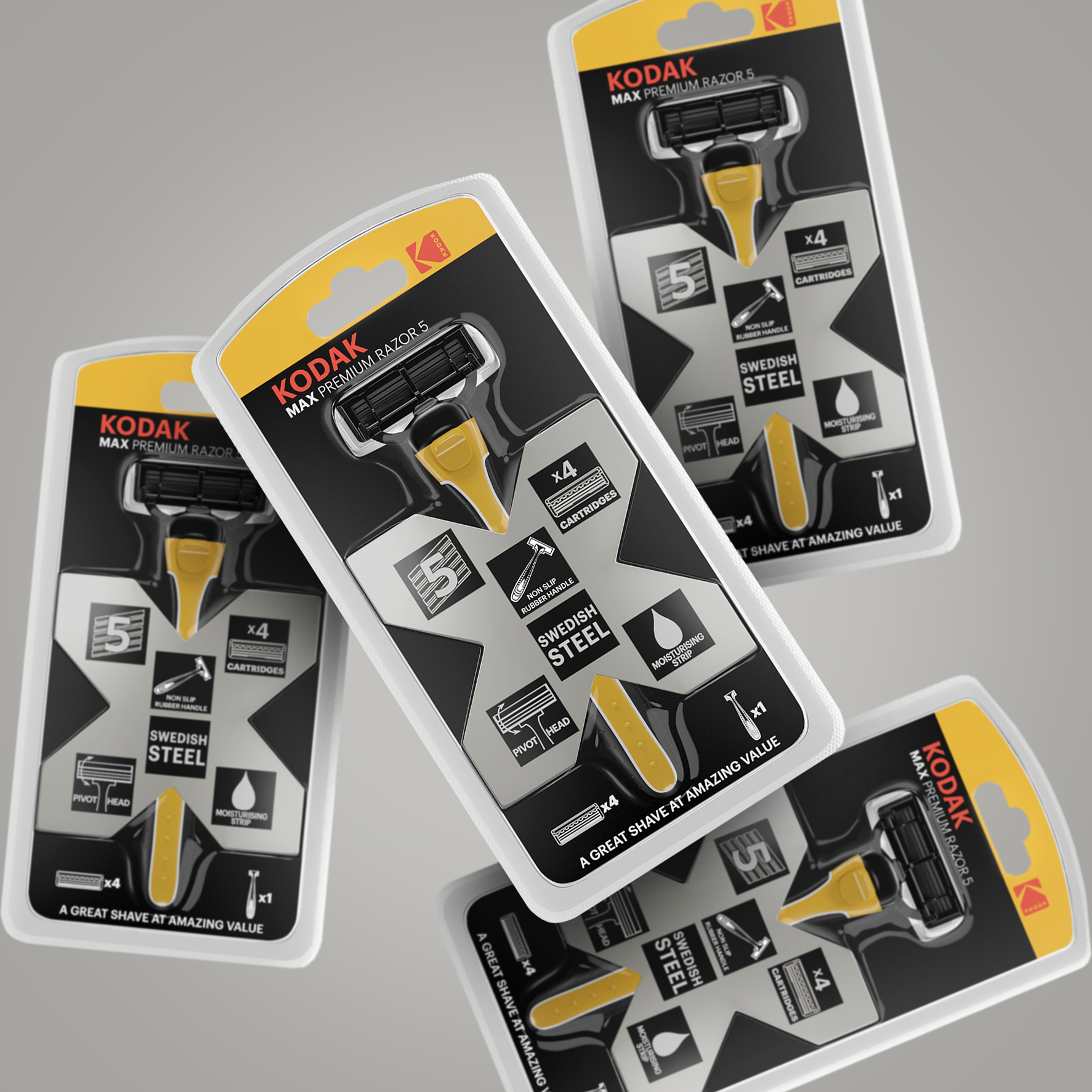30% off on Kodak 4x Men's Max Premium Razor 5 | OneDayOnly