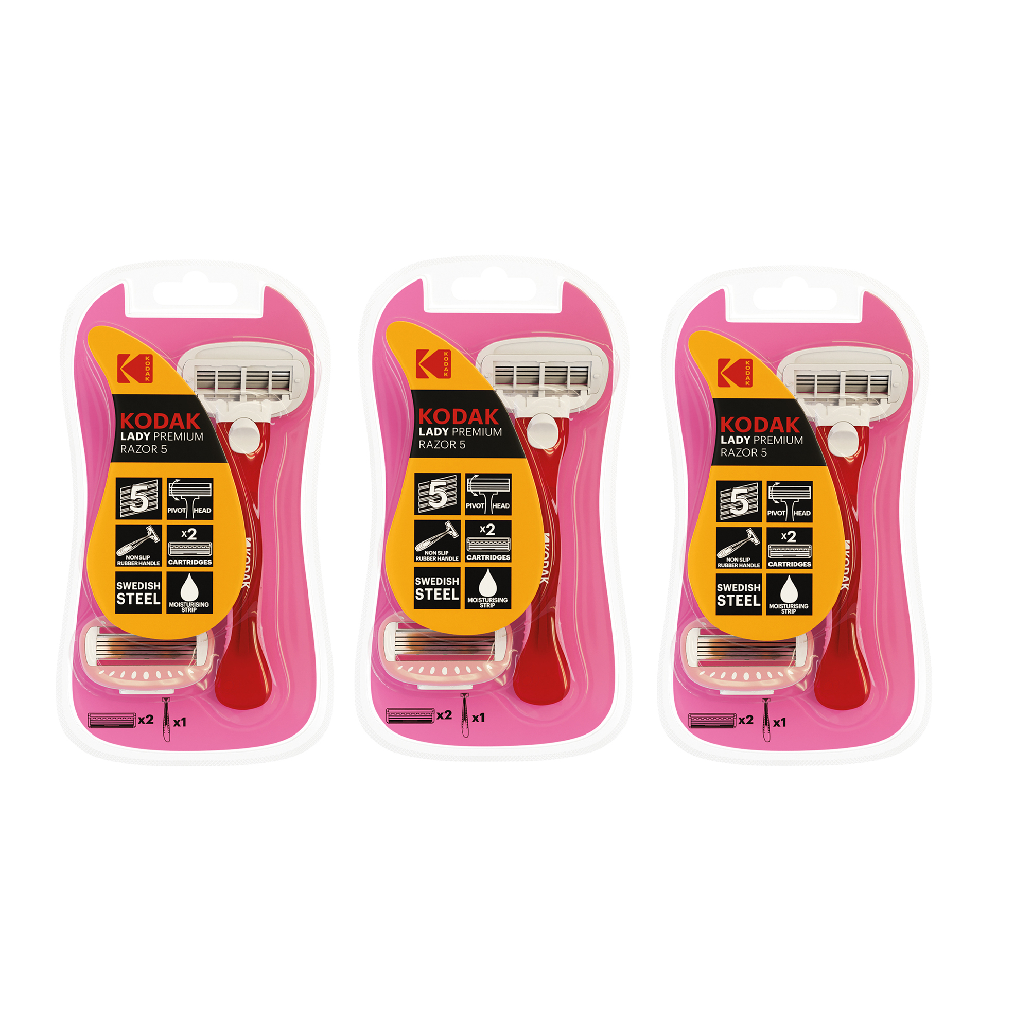 34% off on Kodak 3x Ladies Premium Razor 5 | OneDayOnly