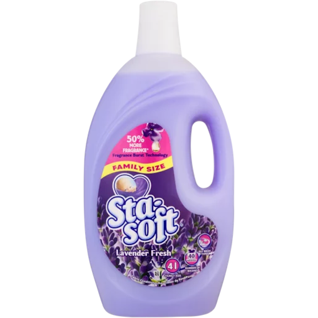 Sta-Soft 4L Famliy Size Fabric Conditioner | OneDayOnly