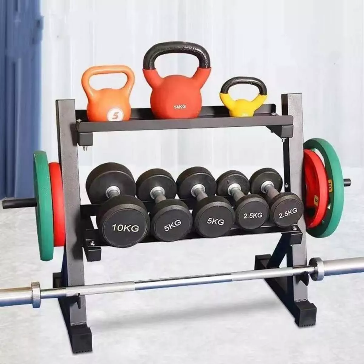 48% off on 1818 Fitness 2-Tier Gym Rack | OneDayOnly