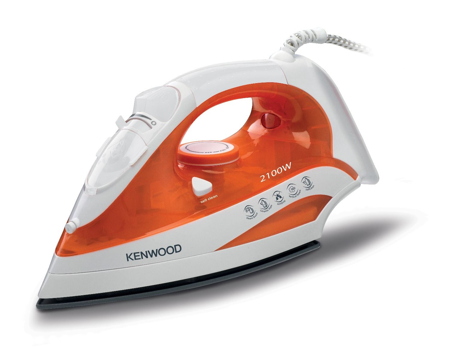 56% off on Kenwood 2100W Orange Steam Iron | OneDayOnly