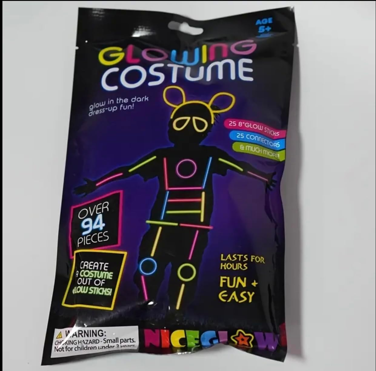 26% off on 94-Piece Glow Stick Costume Kit | OneDayOnly
