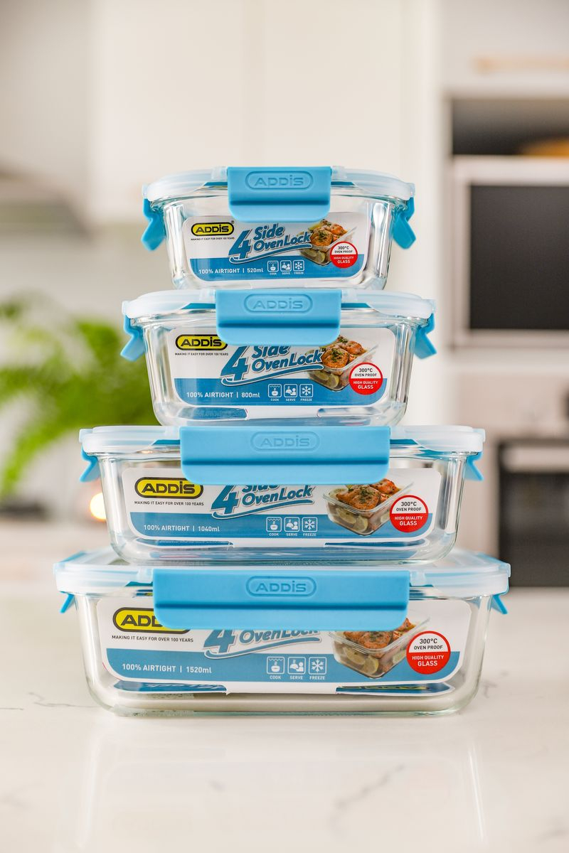 22% off on ADDIS 12x Oven Lock Glass Containers | OneDayOnly