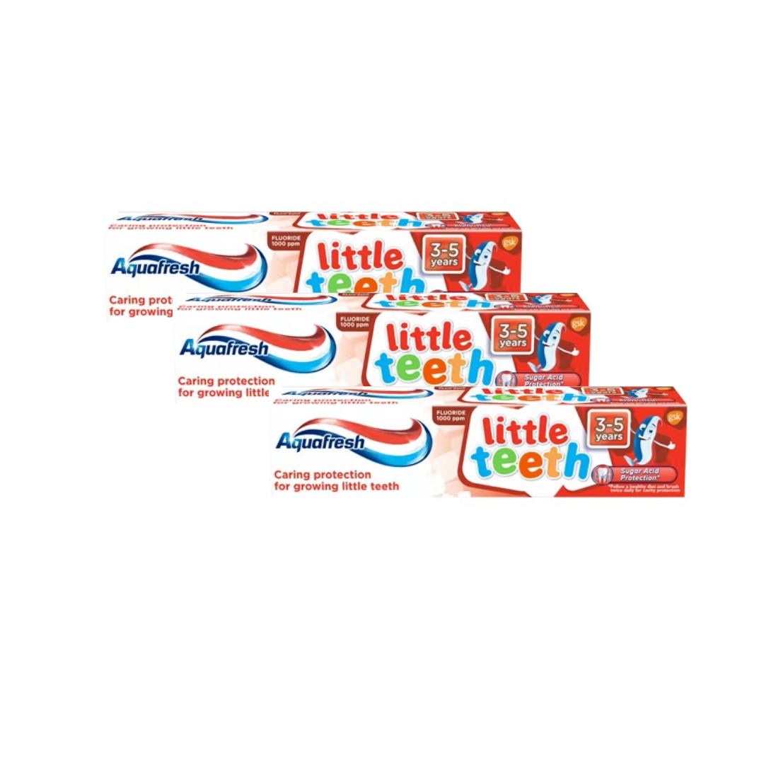 41% off on Aquafresh 3x 50ml Kids Toothpastes | OneDayOnly