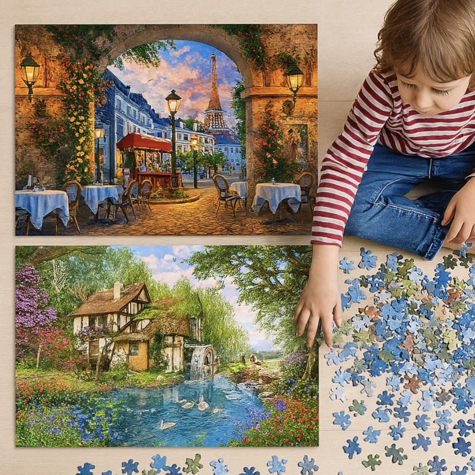 40% off on RGS 2x 2000-Piece Jigsaw Puzzles | OneDayOnly