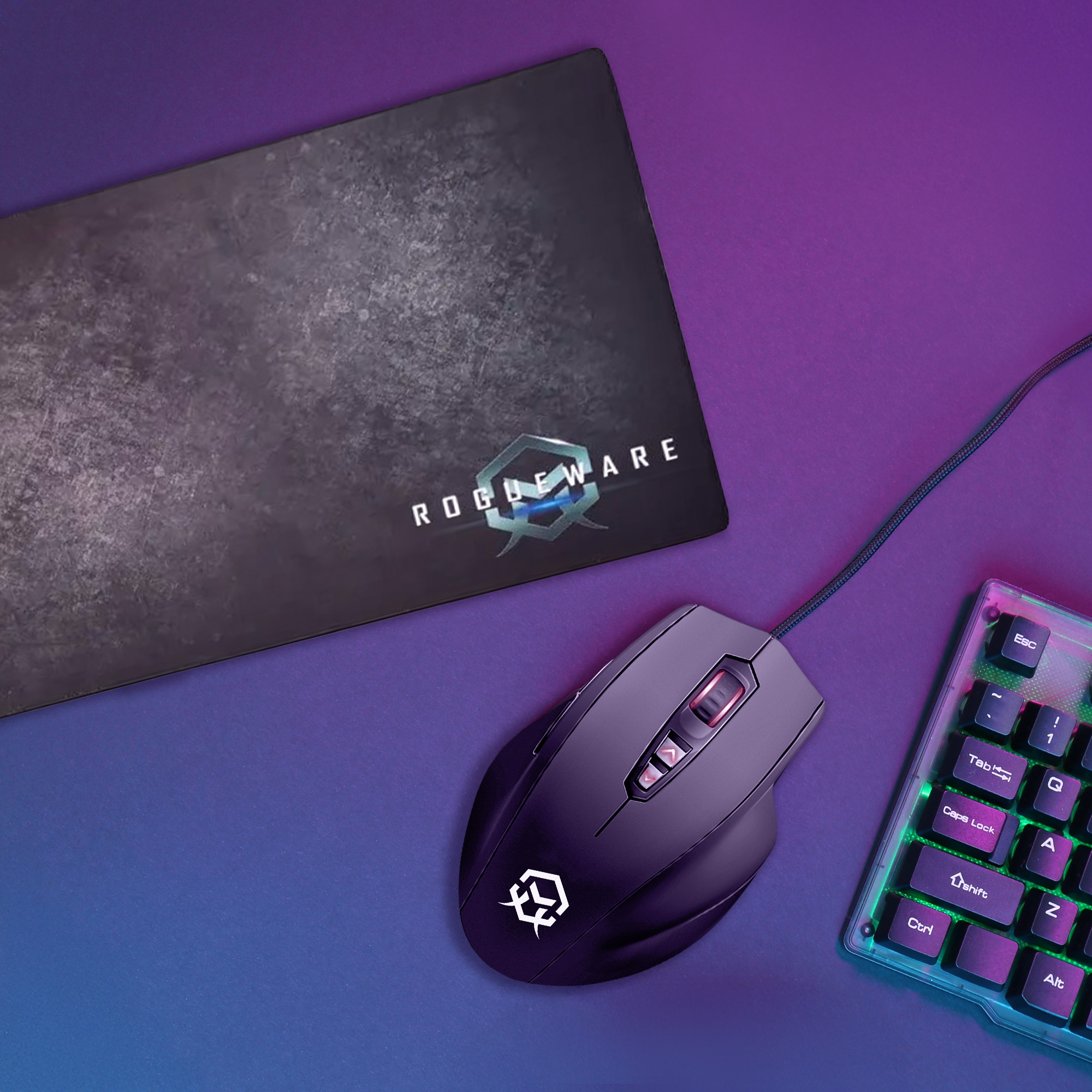 71% off on Rogueware Gaming Mouse & Mousepad | OneDayOnly