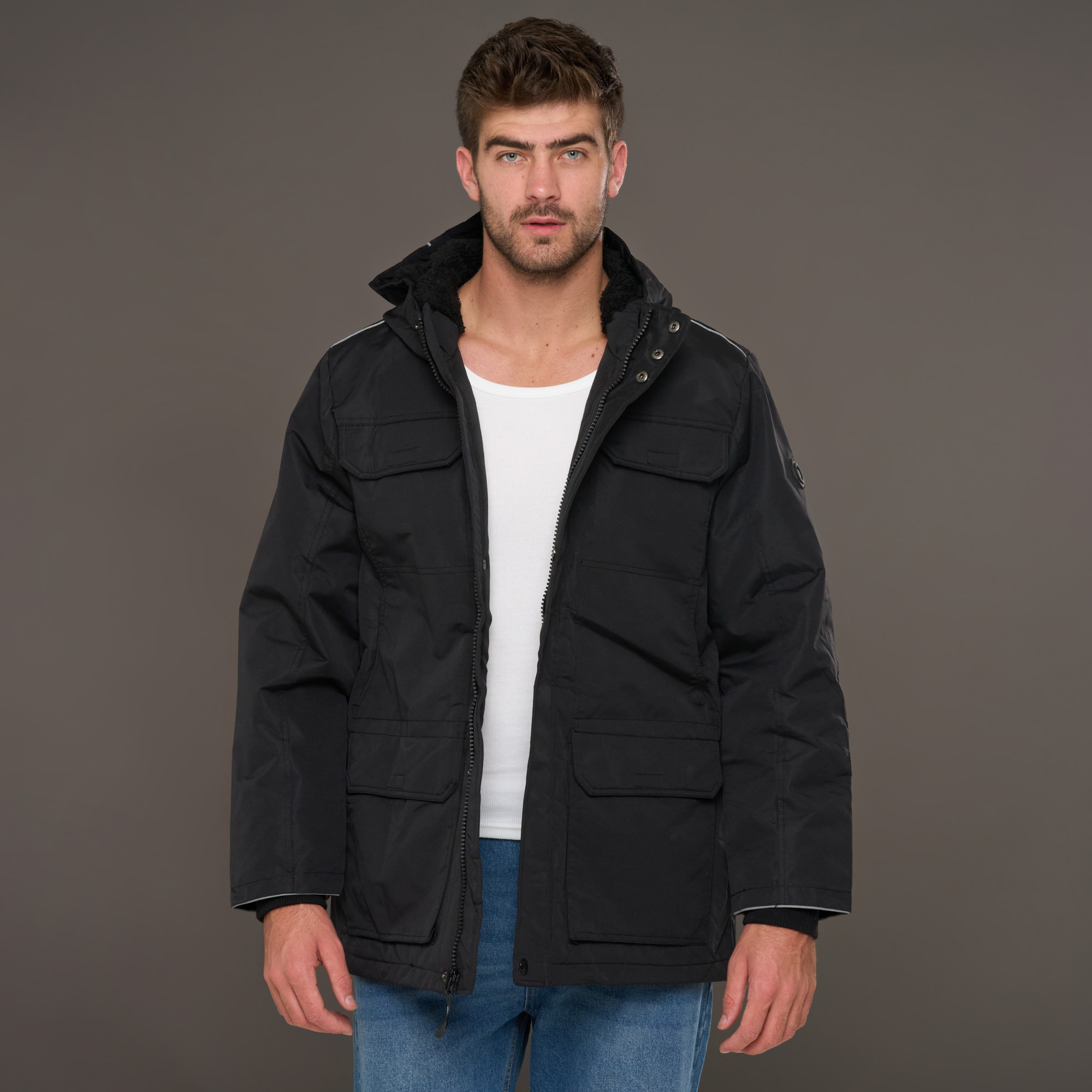61% off on Men's Coated Finish Jacket | OneDayOnly