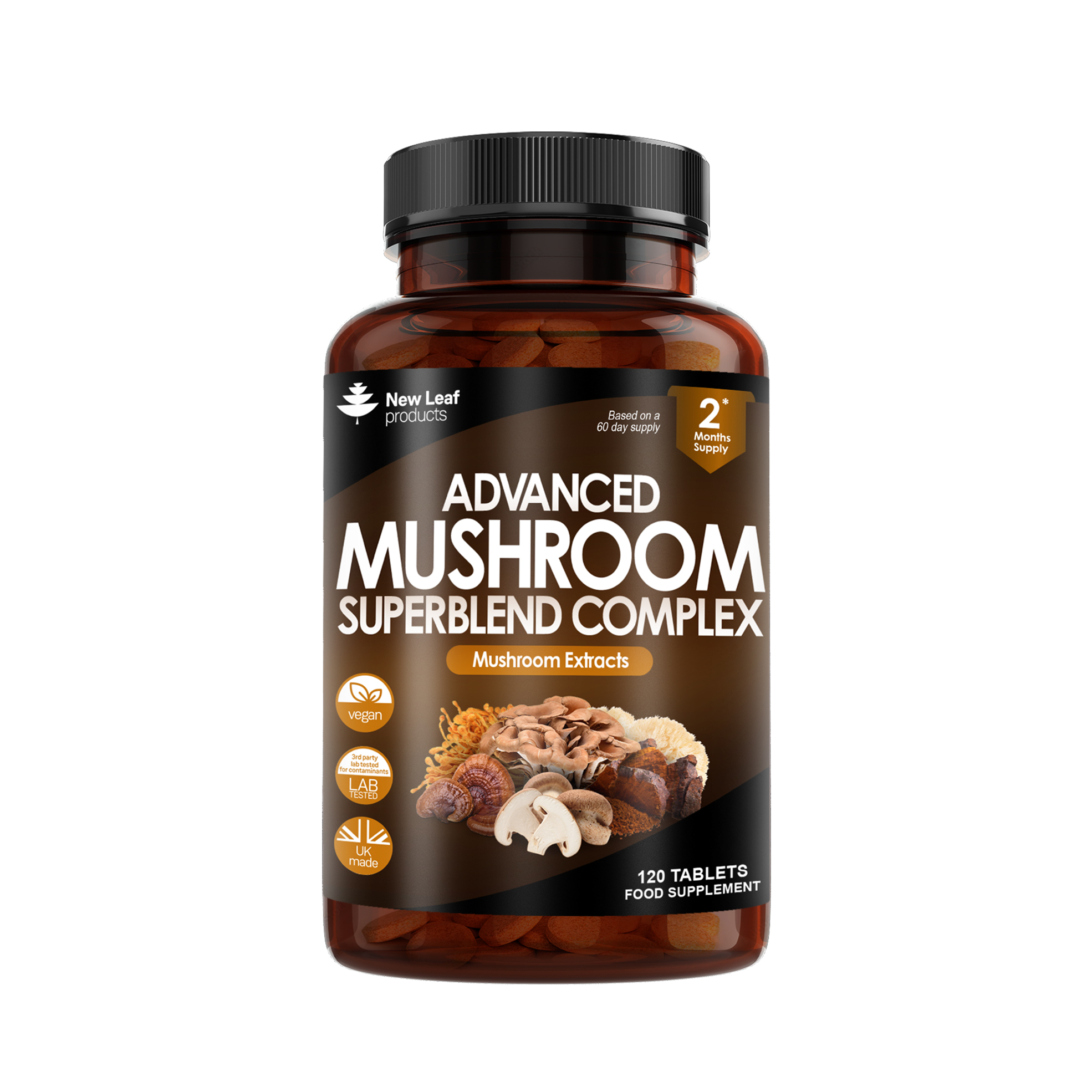 23% off on Mushroom Complex Tablets (120's) | OneDayOnly